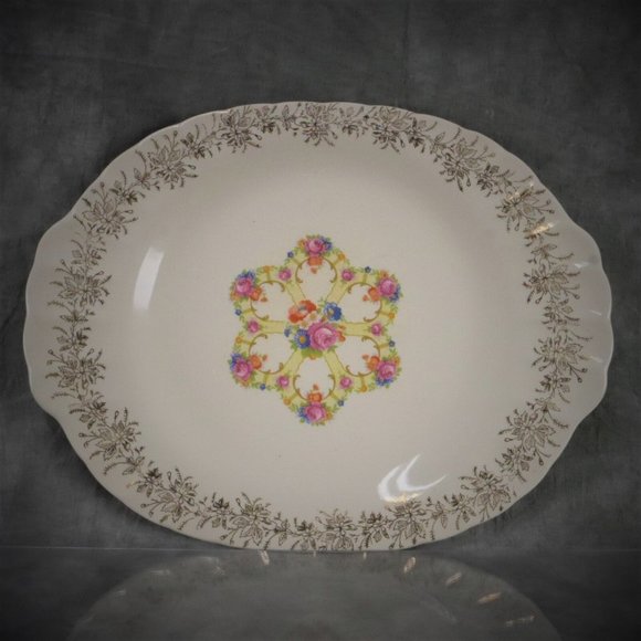 Franklinware | Dining | Vintage Franklinware 22k Gold Ivory 2 Serving ...